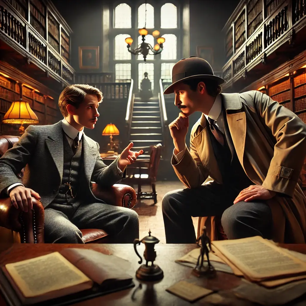 Mélange entre Sherlock Holmes & Hercule Poirot, nouvelle série